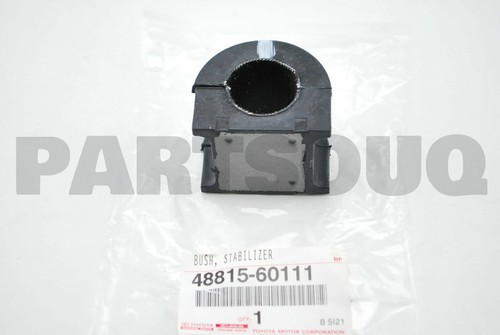 4881560111 Genuine Toyota BUSH, FRONT STABILIZER BAR, NO.1 48815-60111 ...