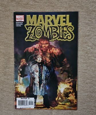 MARVEL ZOMBIES #1 BRUCE BANNER HULK #1 HOMAGE ART SUYDAM 4th PRINT 2006 ...