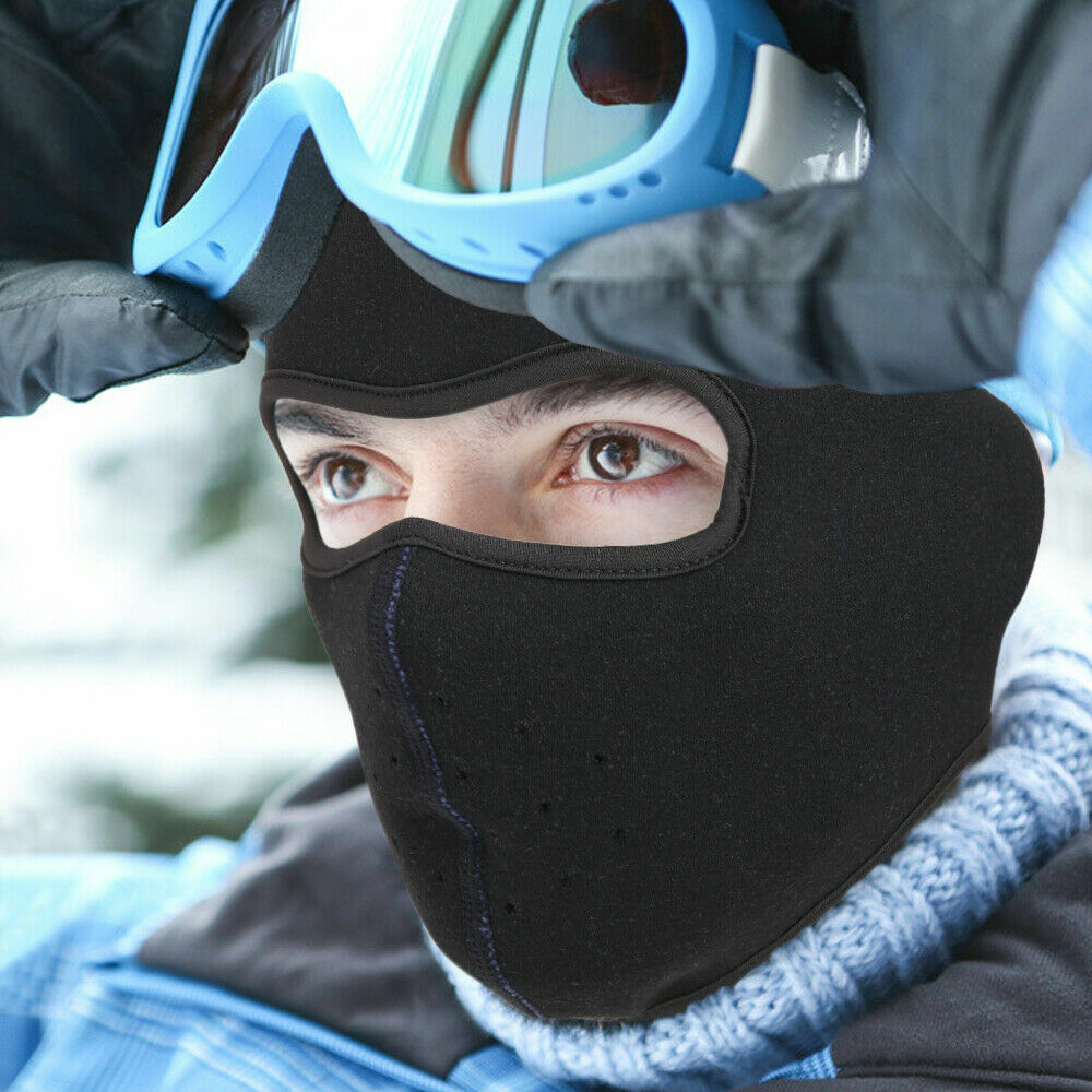 Windproof Face Cover IMSMM 3-Hole Ski Mask - Woolen Knitted Balaclava ...