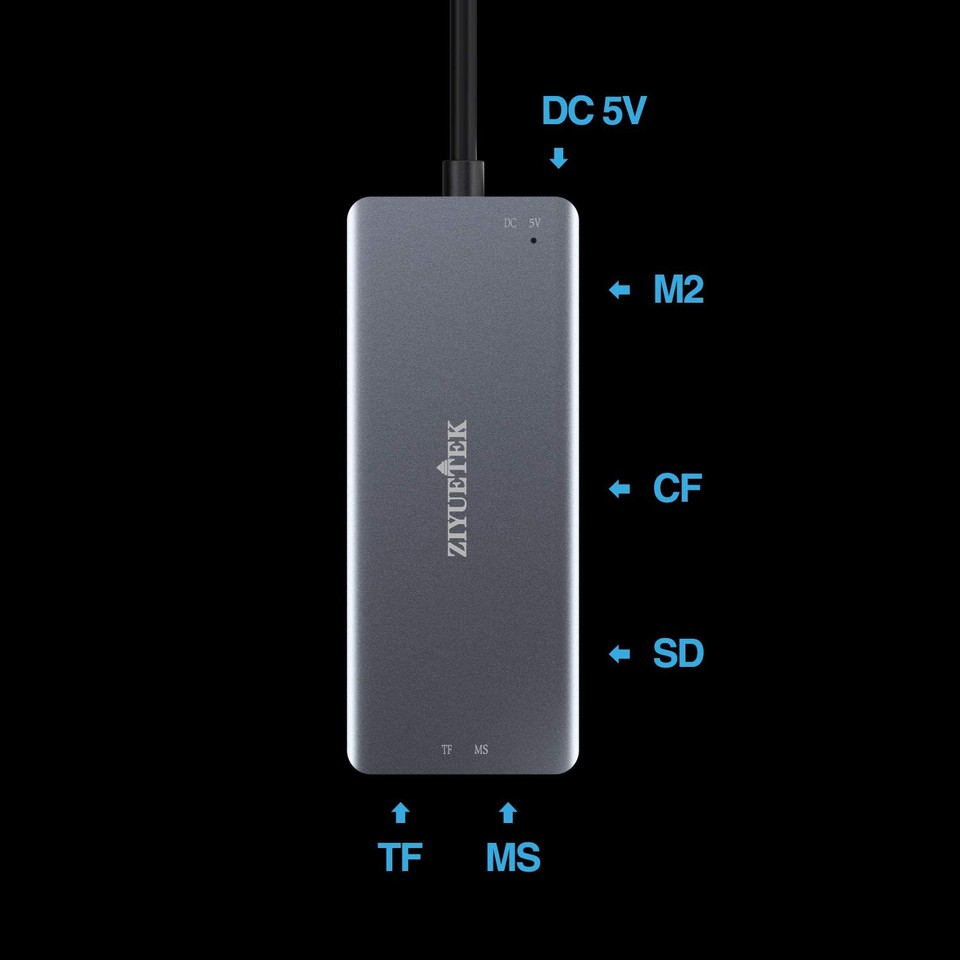 CF Card Reader,USB 3.0 to Compact Flash Memory Card Reader Adapter ...