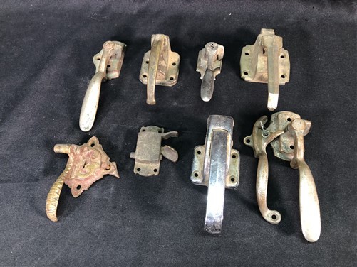 Ice Box Hardware, Vintage Latch Door Hinge, Salvage Cooler Chest Handle ...