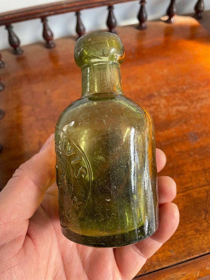 RARE CHESTER R. DAVIS GLASS SELTZER BOTTLE | eBay UK