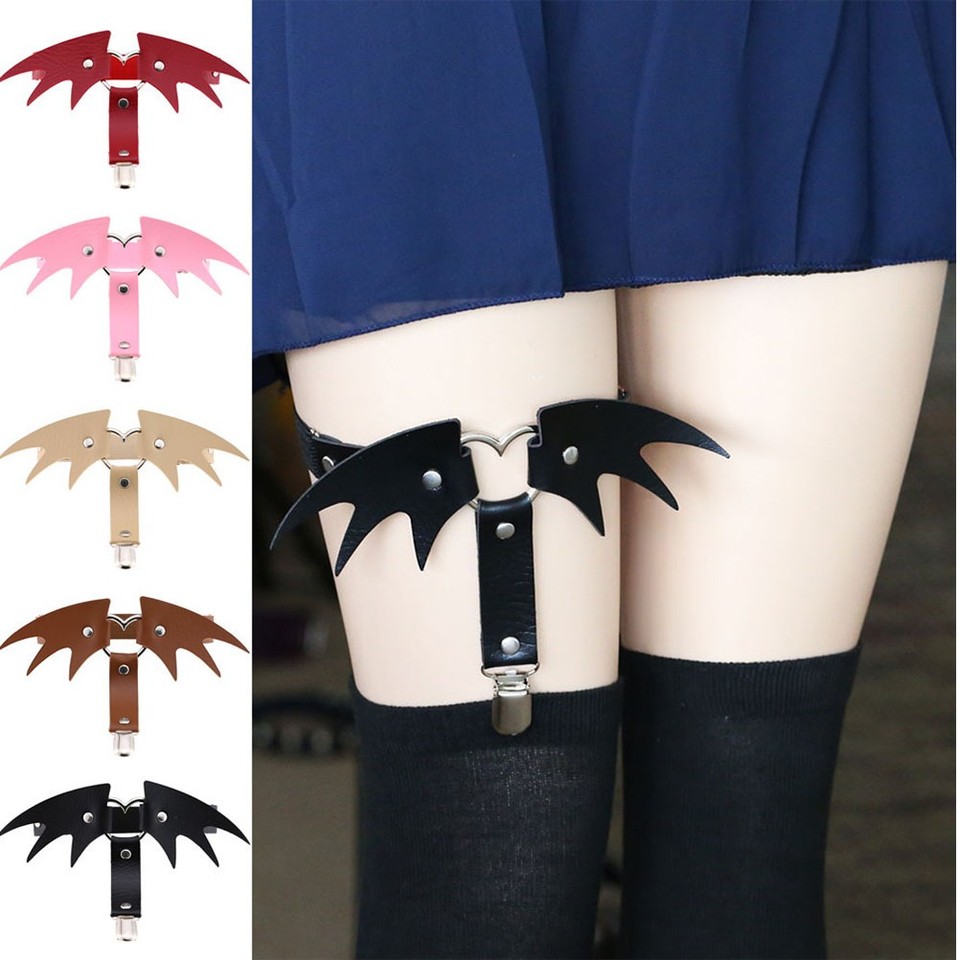Leg Strap Costume Women's Garters & Suspenders Halloween Adjustable ...