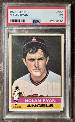 1976 Topps #330 Nolan Ryan HOF PSA 5 EX | eBay