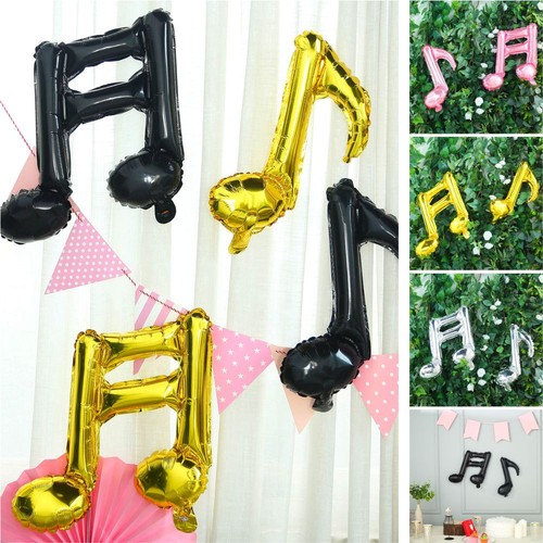 Music Notes Mylar Foil Balloons Party Wedding Event Decorations ...