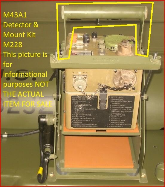 Carry Handle Assy NIB - For M43A1 Chemical Detector unit USGI M151 CUCV ...