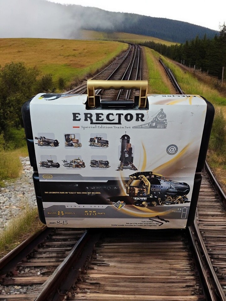 Erector #0507 Special Edition Meccano Train Locomotive Set Never Opened ...