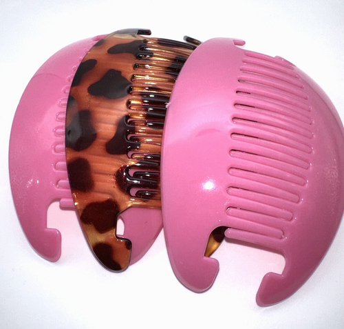 3 set Jumbo Banana Comb Clip Thick Hair Riser Claw Interlocking Jaw ...