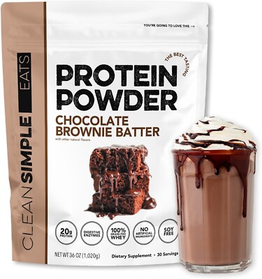 Clean Simple Eats Whey Protein Powder Choc Brownie 30 Servings | eBay