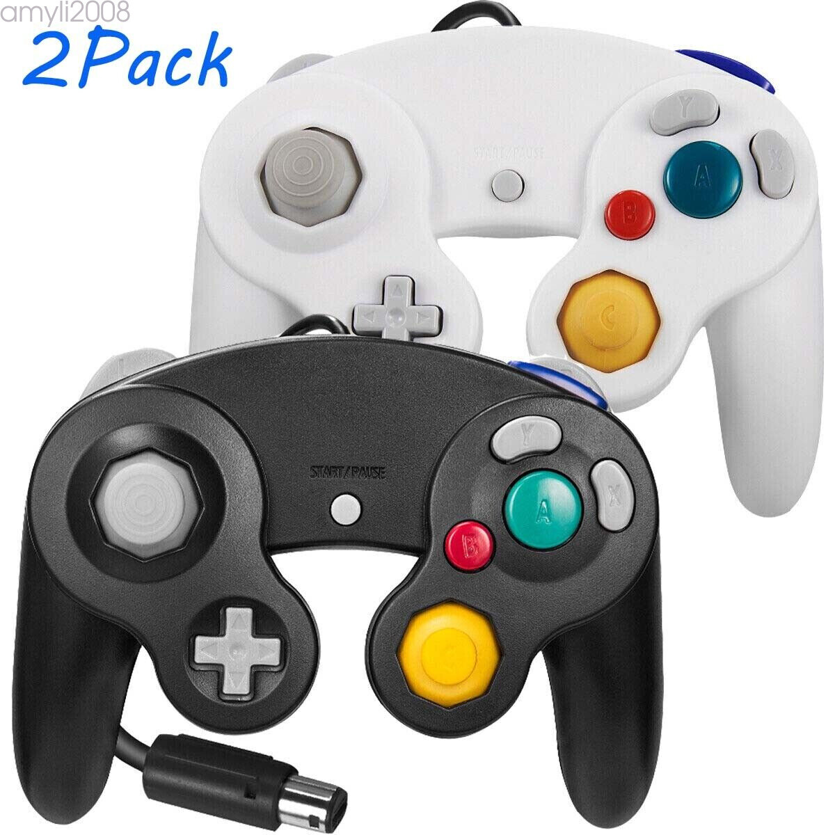 Wireless Game Controller W/ Adapter /Wired For Gamecube Retro Classic ...