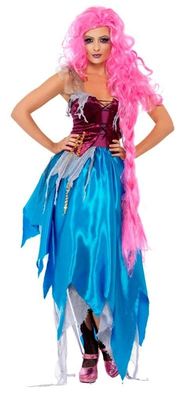 Mangled Maiden Zombie Rapunzel Female Fancy Dress Halloween - Small ...