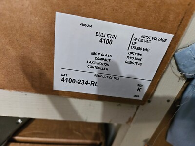4100-234-RL Allen-Bradley 4100-234-L 4100-234-R Refur IMC S Class 4 ...
