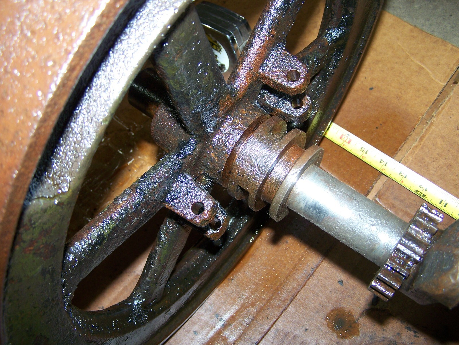 SIMPLICITY 1 1/2hp CRANKSHAFT Flywheels Hit Miss Engine Steam Tractor ...
