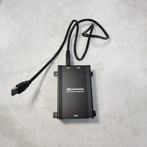 Crestron HD-CONV-USB-200 HDMI to USB 3.0 Converter 6510306 w/ Special ...