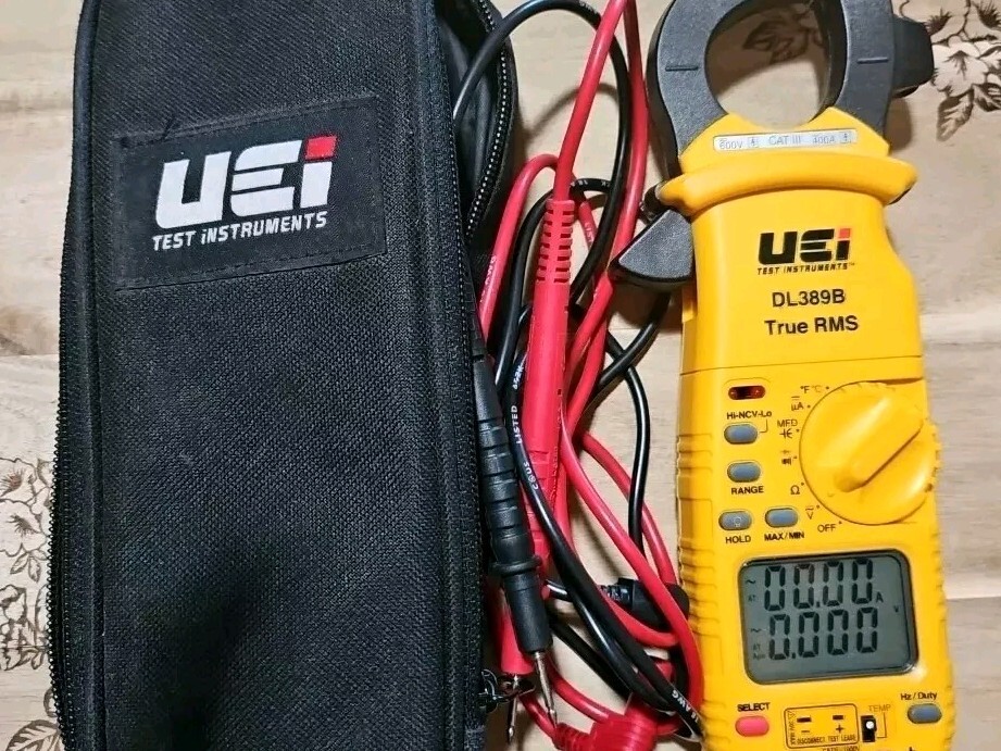 UEI DL389B Dual Display HVAC Clamp Meter Great Condition Pre-owned ...