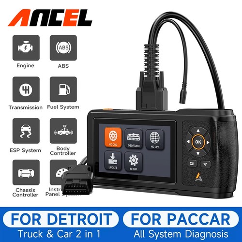 Diesel Truck Scanner Heavy Duty Truck Diagnostic Tool All System Scan ...