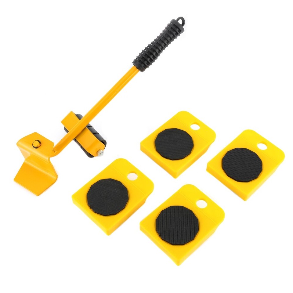 Heavy Duty Furniture Lifter Moving Transporting Slider Wheel Bar Roller ...