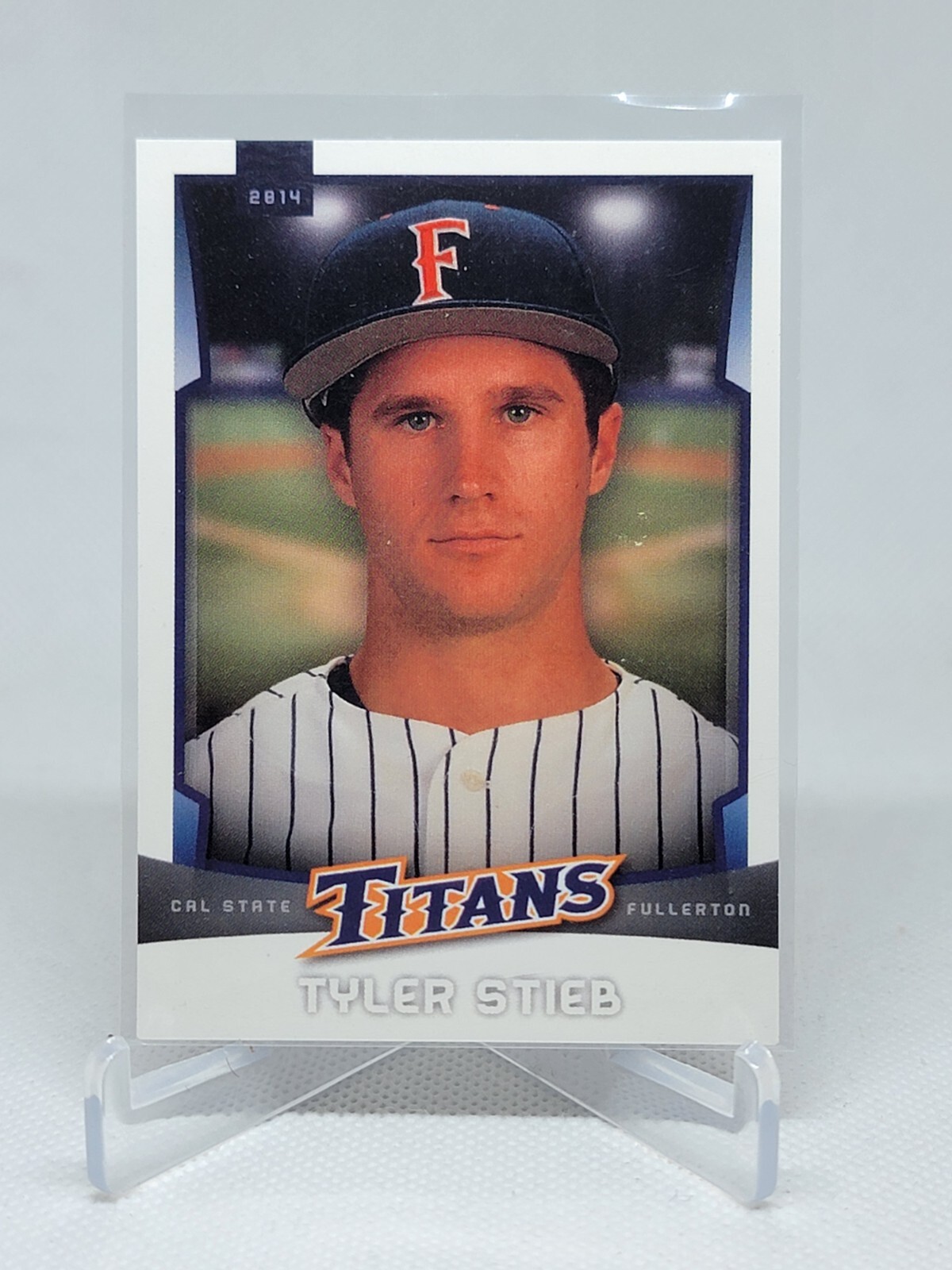 2014 Majestic Printing Cal State Fullerton Titans Tyler Stieb Card | eBay