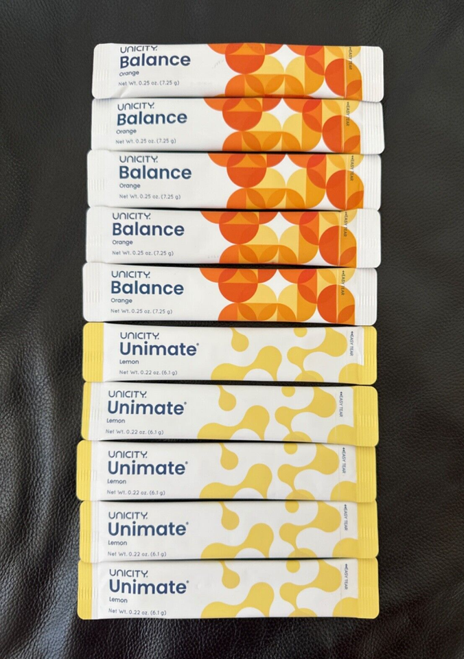 Unicity Feel Great Combo - Balance or Unimate 5/10/30 packs - Exp 2027 ...