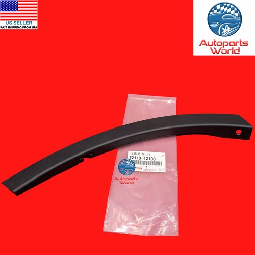 GENUINE OEM TOYOTA 13-15 RAV4 LEFT DRIVER FRONT BUMPER EXTENSION 52113 ...