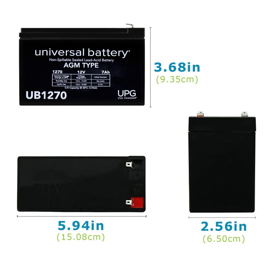 12V 7Ah EnerSys GENESIS NP7-12T Replacement Sealed Lead Acid Battery | eBay