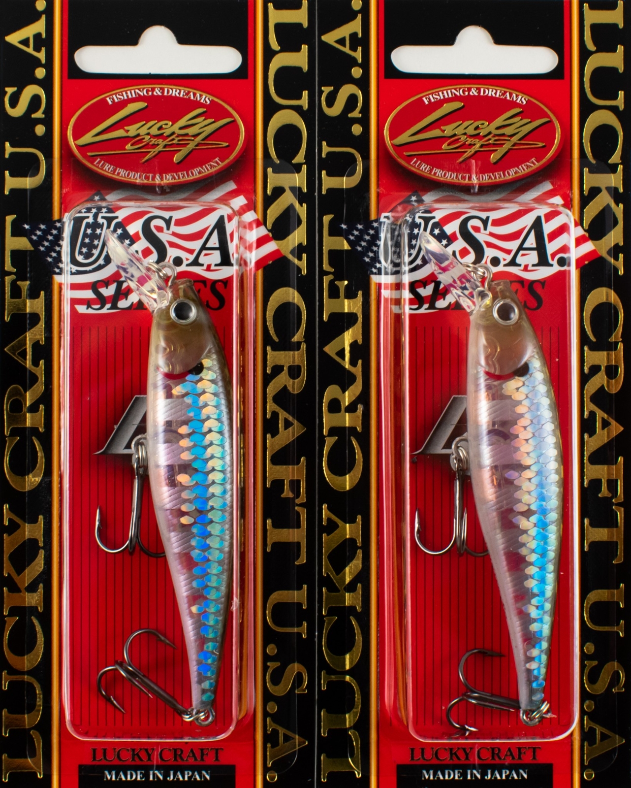 (LOT OF 2) LUCKY CRAFT POINTER 78SP 3/8OZ PT78SP-722 ZEBRA MS GHOST MINNOW E2227 | eBay