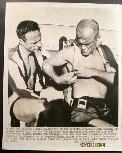 JOHN GLENN:ASTRONAUT (ORIG,1962 VINTAGE SPACE RACE NASA,PRESS PHOTO LOT) | eBay