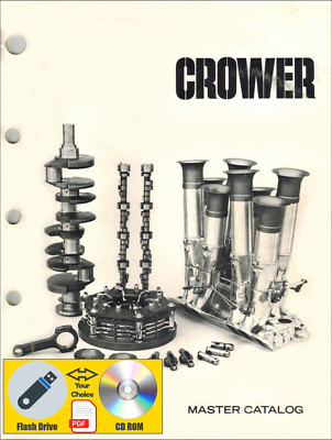 Crower Racing Cams 1979 Valvetrain Parts Catalog PDF File USB Flash ...