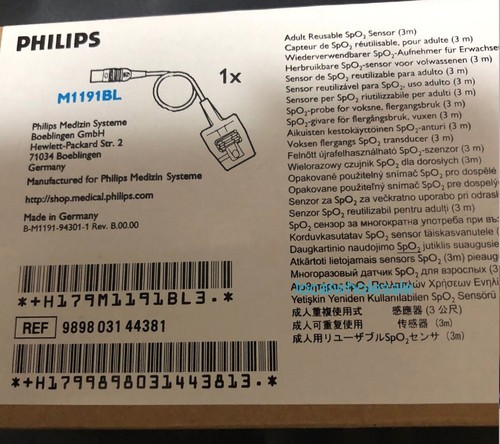 Philips M1191BL+M1192A+M1193A Spo2 Sensor | eBay