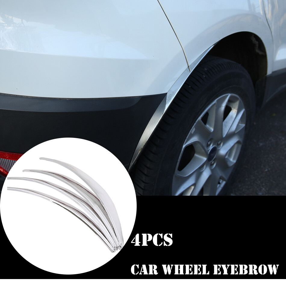 Wheel Eyebrow Arch Lips Trim Cover Fit For Car Truck SUV Fender Flares ...
