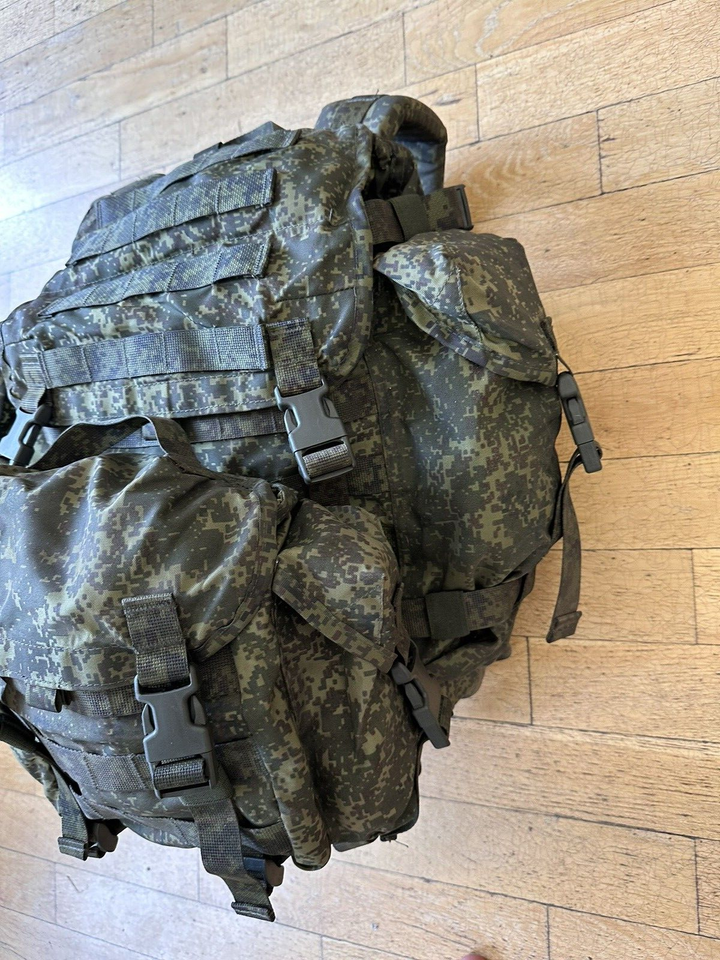 Russian Army Original Hiking Backpack 6SH117 25L + 7L Buttpaсk MOLLE ...