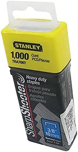 Stanley 1000 Pack 3/8" Heavy-Duty Staples TRA706T/RTO-041 | eBay
