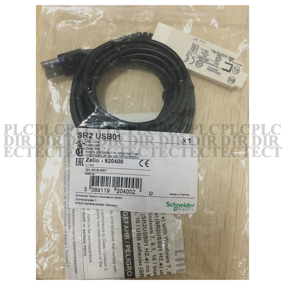 NEW Schneider SR2USB01 PLC Zelio USB Programmable Cable | eBay
