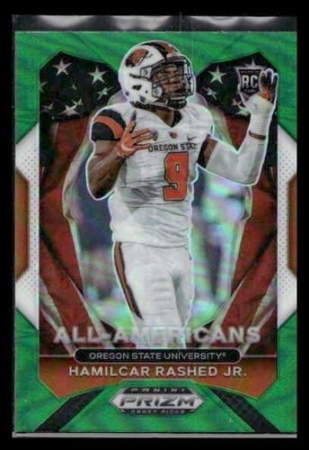 2021 Prizm Draft Picks #189 Hamilcar Rashed Jr. GREEN Rookie Oregon ...