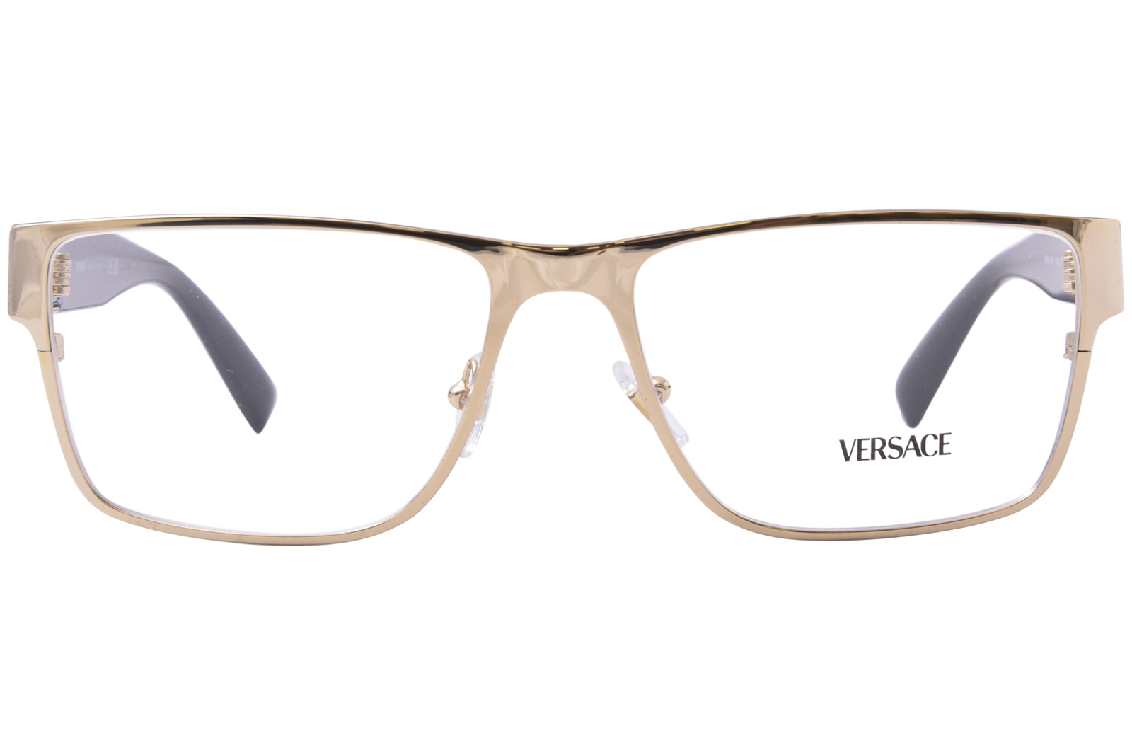 Versace VE1274 1002 Eyeglasses Frame Men's Gold Full Rim Rectangle ...