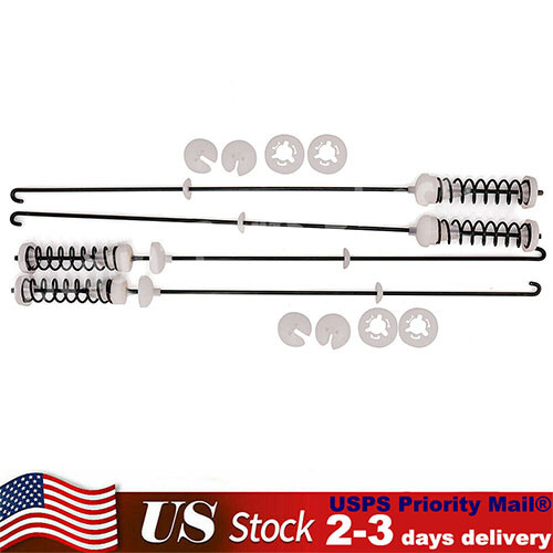 Washing Machine Suspension Rods Kit (4 Packs) for Whirlpool Kenmore ...