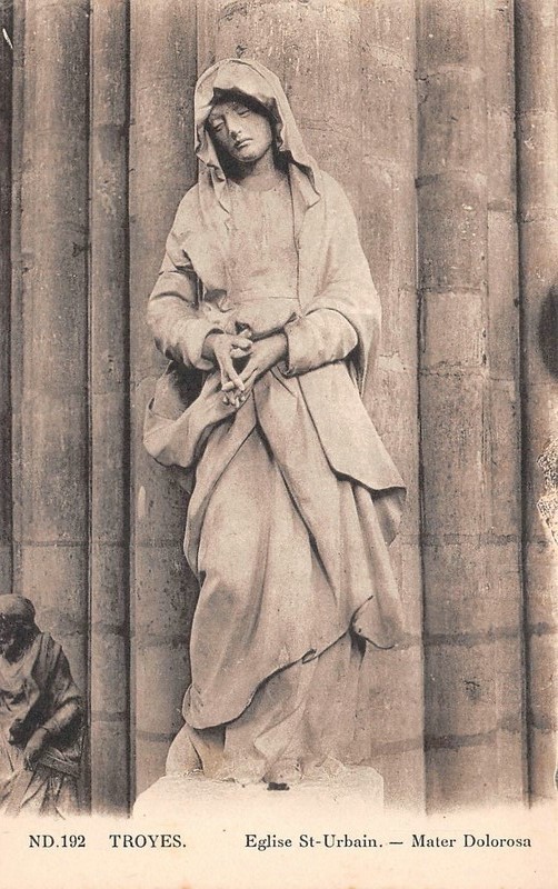 Troyes Kirche st-Urban Mater Dolorosa Religion Figur Sammler | eBay