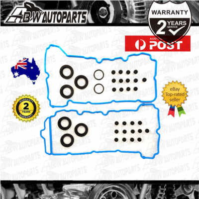2 X VALVE TAPPET ROCKER COVER GASKET KIT - HOLDEN COMMODORE VZ VE VF ...