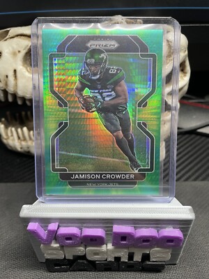 2021 Panini Prizm Jamison Crowder Green Hyper Prizm /175 #86 SP - Color ...