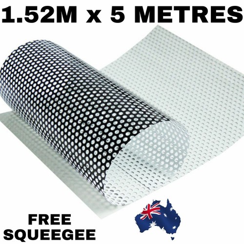 1.52MX 5M White One Way Vision Wrap Film Tint Car Bus Vehicle Window ...