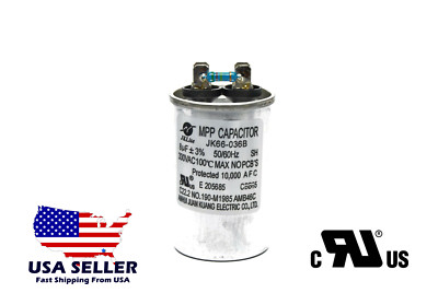 CBB66A JKLITE MPP Oval Lighting Capacitor 330VAC 8uF 3% 50/60Hz JK66 ...