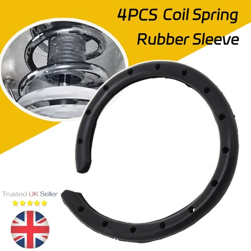4X Coil Spring Sleeves For Ford Fiesta Mk5 Rear Rubber 02 -2008 Petrol ...