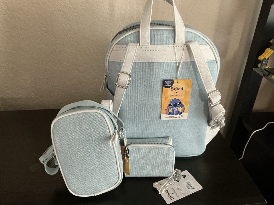 Stitch Primark Backpack, Phone Bag And Wallet Lot Kei Philips | eBay