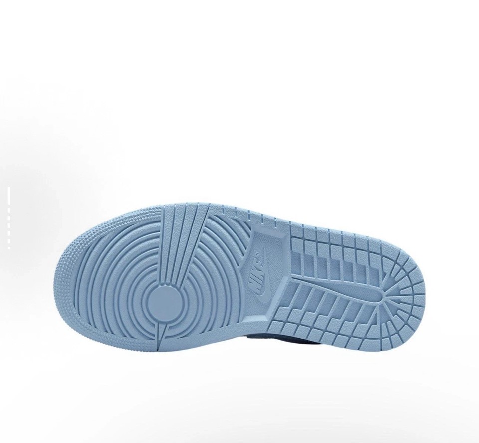 Nike Air Jordan 1 Low White Aluminum Blue Retro Sneakers DC0774-142 ...