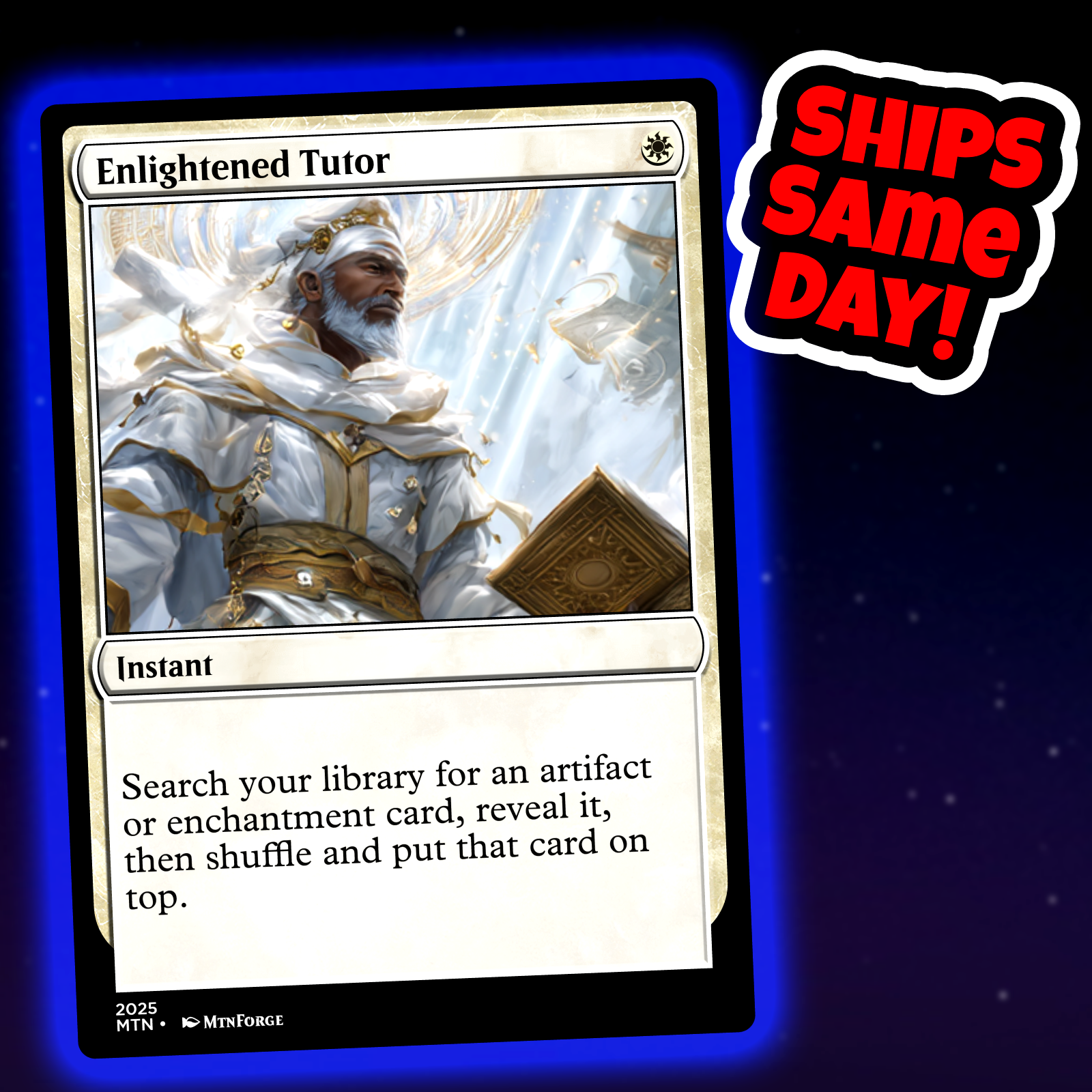 Enlightened Tutor - Custom Art Magic: The Gathering Playtest Card ...
