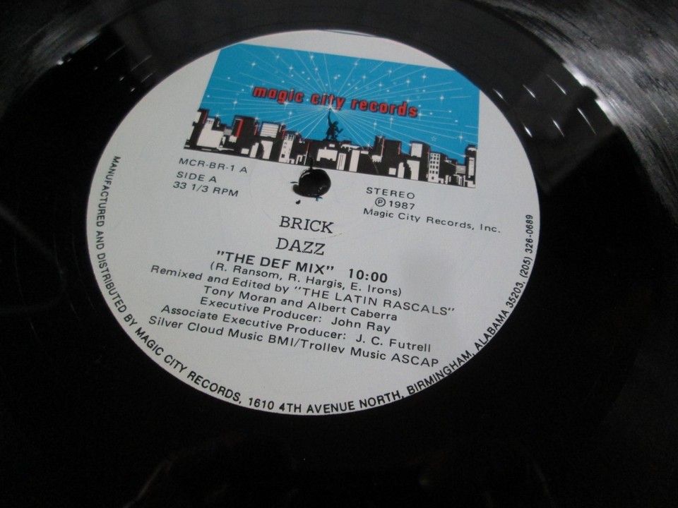 BRICK - DAZZ 12" Vinyl 1987 Magic City Records Electro/Funk The Latin ...