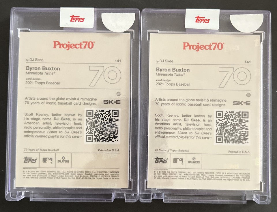 2021 Topps Project 70 Card #141 Byron Buxton 2021 by DJ Skee | eBay