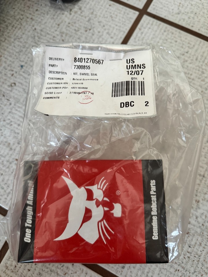 Bobcat 7300855 E320 Swivel seal kit | eBay