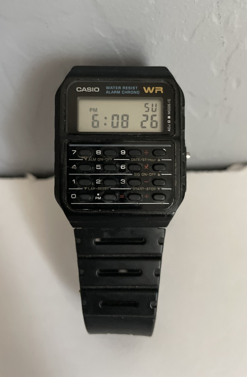 Vintage Casio Calculator Watch
