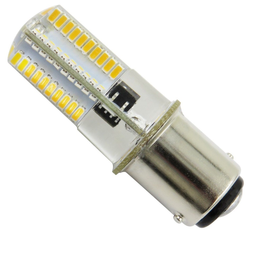 BA15D LED Bulb 80-3014 SMD 110V White Fit Kenmore/Singer 221/222K/301A ...